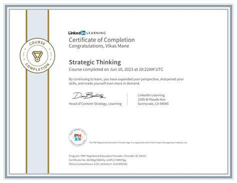 Vikas Mane On Linkedin Certificate Of Completion