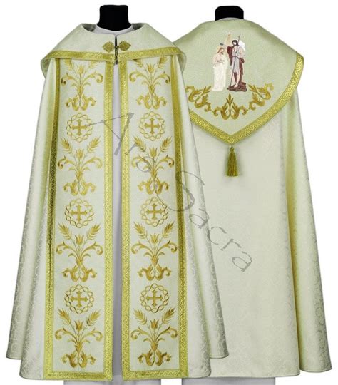 Gotische Pluviale Minko Johannes der Täufer K592 K25h28p DE Ars Sacra