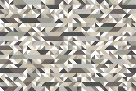 Premium Vector Mosaic Seamless Pattern Geometric Chaotic Tiling Vector Background For
