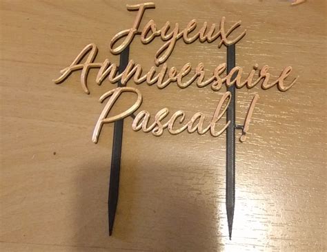 Joyeux Anniversaire Pascal To Put On A Cake By Darkponay Download