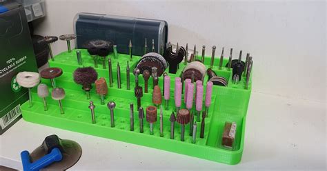 Dremel Tool Bit Holder And Organizer By Tj78 Download Free Stl Model