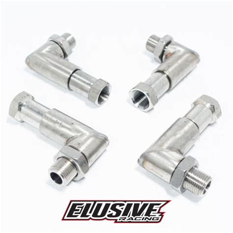 Elusive Racing O2 Sensor 90 Degree Defouler Extension Elusive Racing