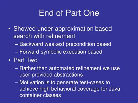 Ppt Going From Concrete To Symbolic Model Checking Via Predicate