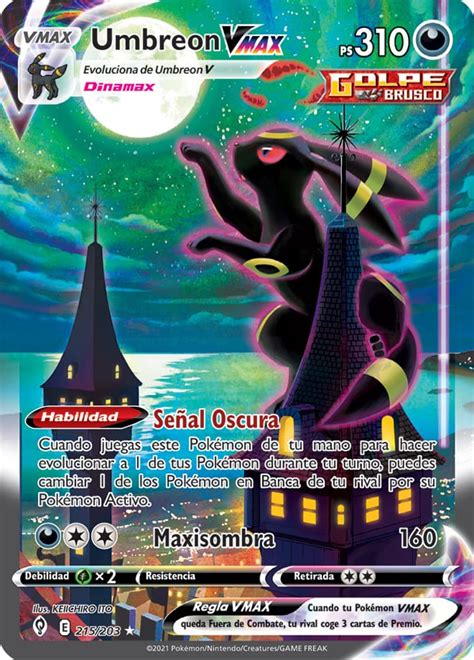 Umbreon Vmax 215237 Cielos Evolutivos Trading Card Game