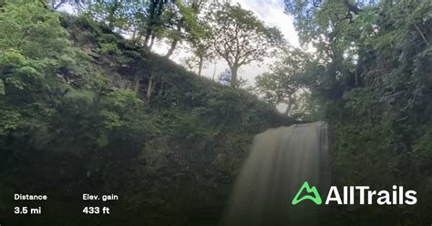 Henrhyd Falls And Nant Llech Walk Powys Wales 200 Reviews Map