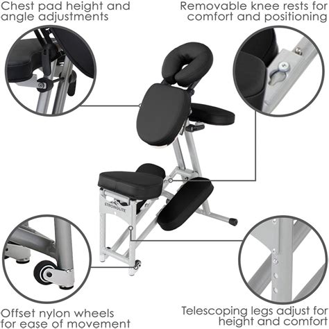 Stronglite Stronglite Portable Massage Chair Package Ergo Pro Ii Massage Tables Nowmassage