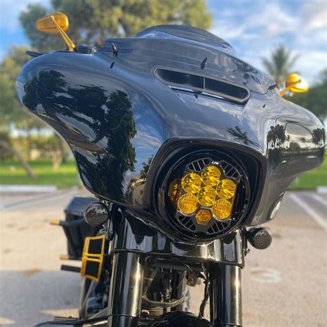 A10 Moto 14 23 Harley Davidson Street Glide Baja Designs Lp6 Lighting