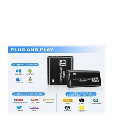 HDMI To USB Video Capture Card K HDMI At Piece Live Video Streaming Device In