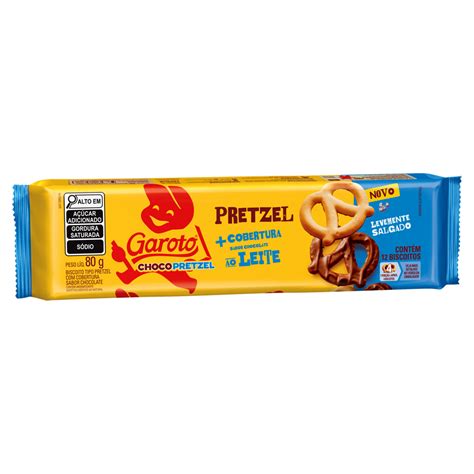 Supermercados Tozetto Biscoito Choco Pretzel Garoto 80g