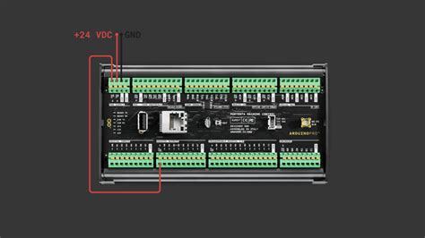 Powering The Digital Output Channels Of The Portenta Machine Control