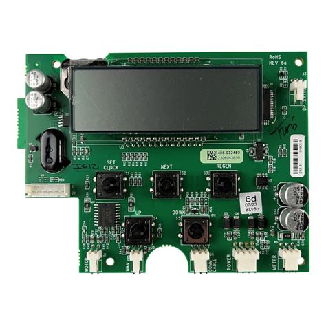 Clack Ws1 5 Button Valve Circuit Board V3108cc