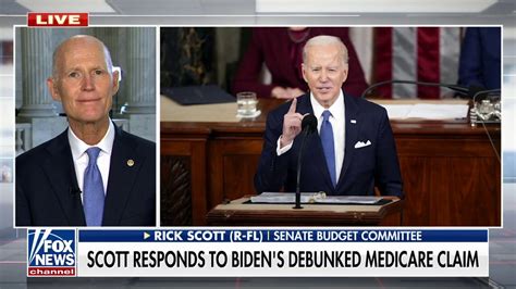 Rick Scott Responds To Biden Doubling Down On Medicare Claim ‘what A