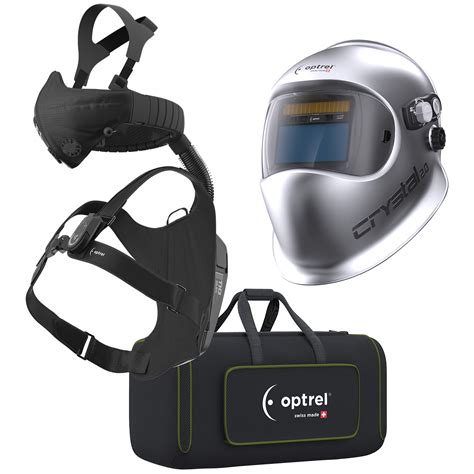 Optrel Crystal 2 Clt Papr Welding Helmet And Swiss Air Package Metal