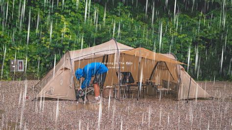 우중캠핑 시원하이 옷 벗고 할 때가 됐군 Youtube