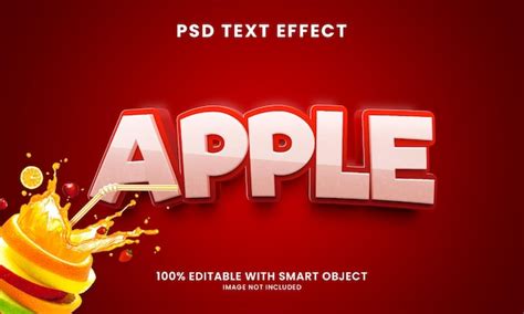 Premium Psd Apple 3d Style