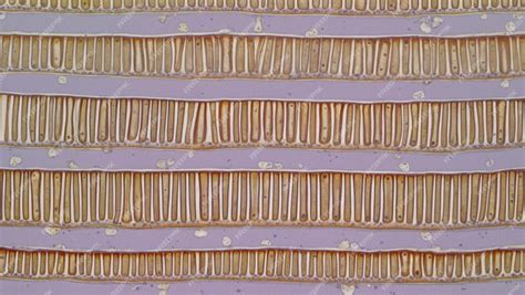 Detailed Microscopy Image Showcasing Biological Tissue Structure Premium Ai Generated Image