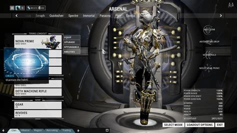 Some Of My Prime Themed Warframe Customization Schemes R Warframe