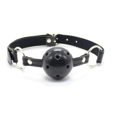 Jual Sex Toys Leather Ball Gag Bondage Toolmouth Gag Ball Bdsm Kit Sex