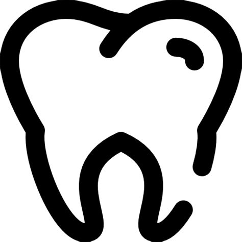 Tooth Super Basic Omission Outline Icon Tooth Super Basic Omission Outline Icon