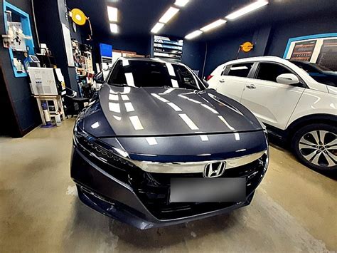 안양 자동차유리 혼다 어코드 하이브리드 10세대 전면유리 돌빵 파손으로 인한 앞유리 교환 및 썬팅 무상 네이버 블로그