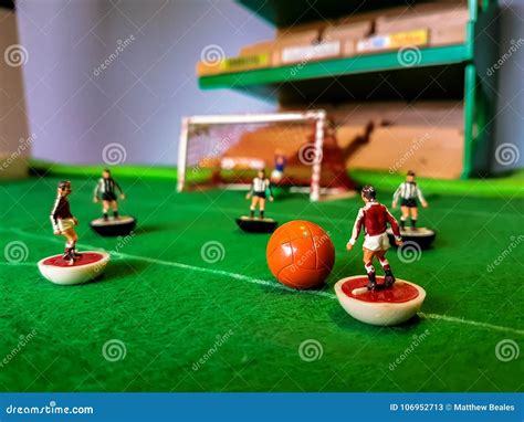Subbuteo Football Men Vintage Toys Stock Image Image Of Match