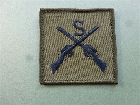 Cloth In Subdued Non Bullion British Military Badges
