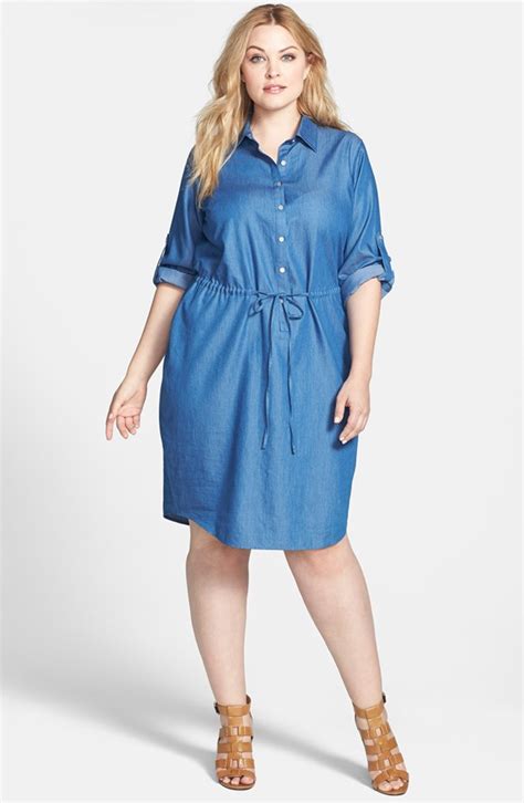 Workwear Wednesday Take On Casual Friday With Plus Size Denim Shirt
