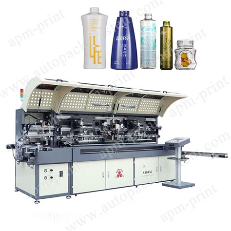 Automatic Screen Printing Machine Tube Silk Screen Printer For Glass