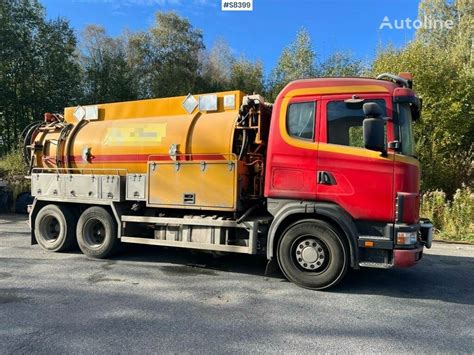 Scania R124 Vacuum Truck For Sale Sweden Jönköping Lg42527