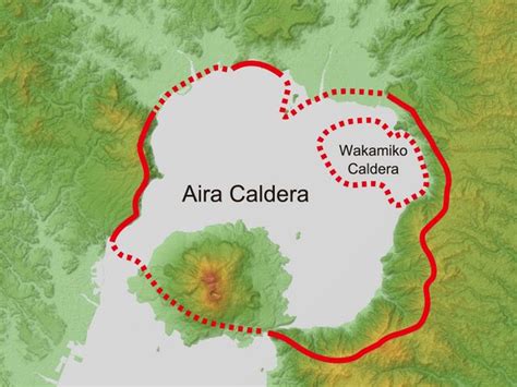 ملف Aira Caldera Relief Map SRTM English المعرفة