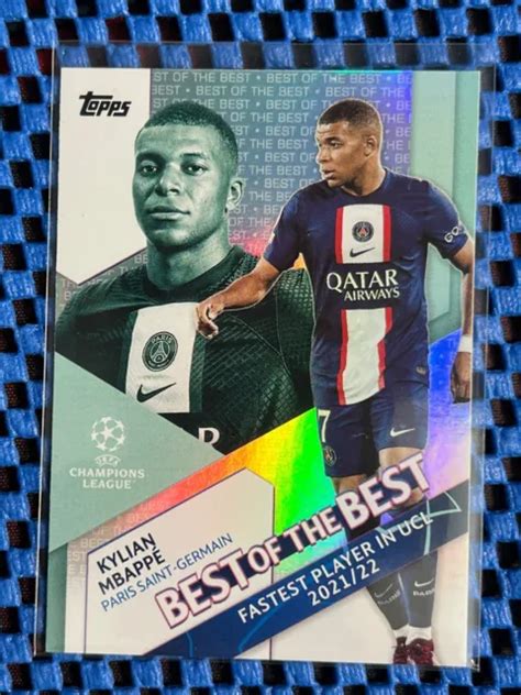 AMMIRAGLIA TOPPS UCC 22 23 Paris Saint Germain Best Of The Best Kylian