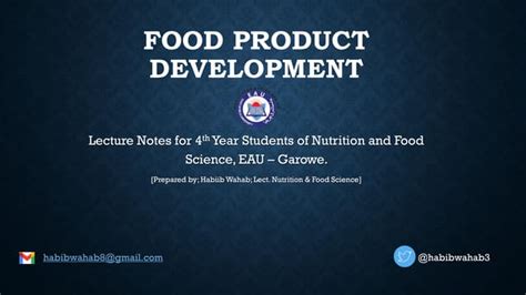 Food Product Development Pdf