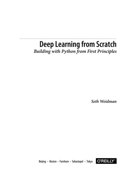 Deep Learning Dl From Scratch Pdf Artificial Intelligence Technology And Computing