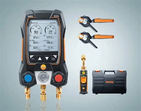 100% New Testo 550s/ 557s Vacuum Kit Digital Manifold Gauge - Buy Testo ...