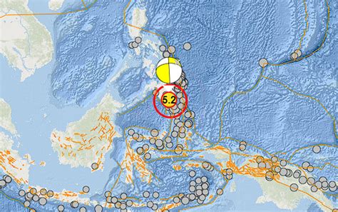 Gempa Magnitudo 52 Guncang Pulau Karatung Sulut