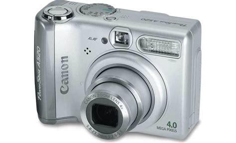 Canon Powershot A520 4 Megapixel Digital Camera At Crutchfield