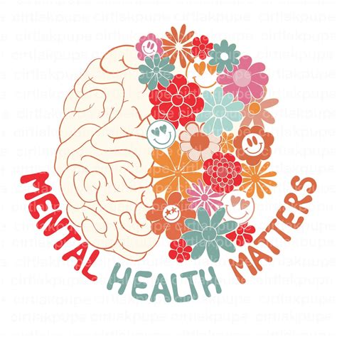 Mental Health Matters Png Files Trendy Sublimation Mom Shirt Etsy