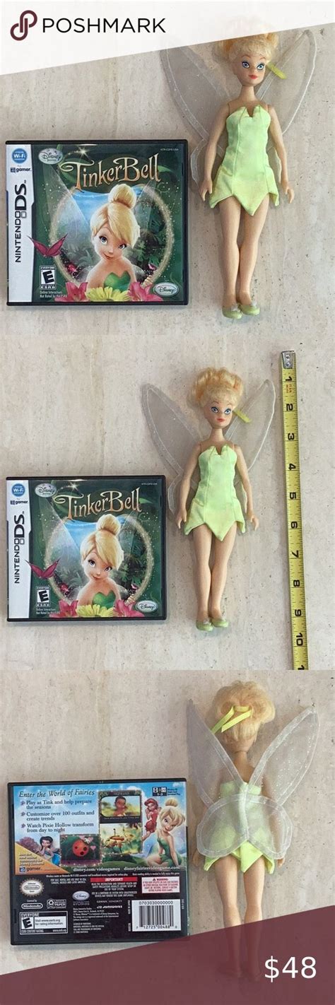 Tinkerbell Nintendo Ds Game And Doll Tinker Bell Vintage In 2023