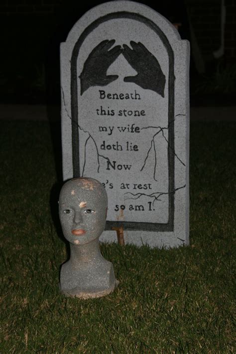 Homemade Halloween Tombstone Diy Halloween Tombstones Halloween