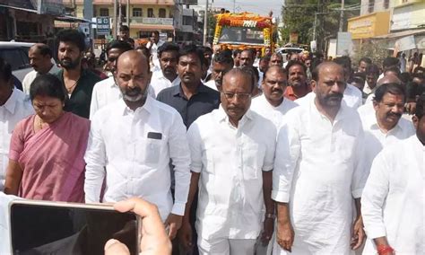 Bjp Leaders Bid Adieu To Mandadi
