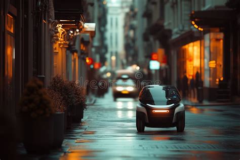 A 6g Enabled Autonomous Delivery Robot Navigating A City Streeta Car