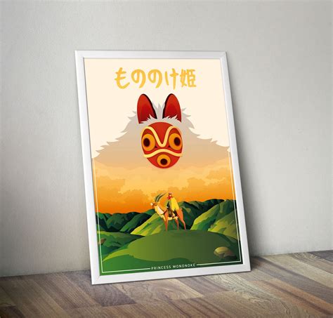 POSTER Studio Ghibli Poster Spirited Away Wall Art Totoro Poster Howl S