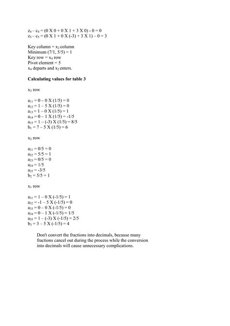 Simplex Method Maximisation Case Docx Programming Languages Computing
