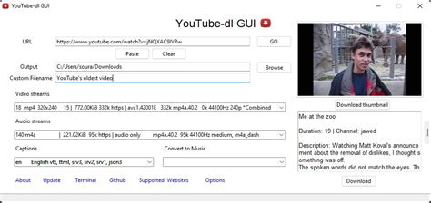Youtube Dl Gui 23030512 Beta Download Free Videohelp