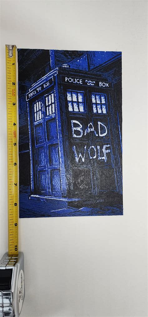Hueforge Tardis 3d Print Etsy