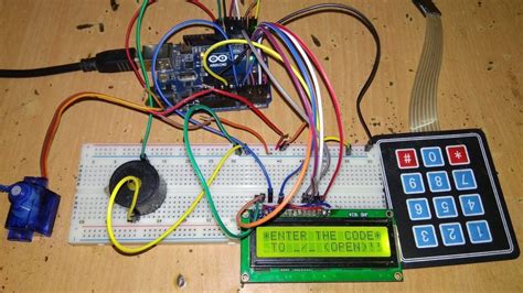 Password Based Door Lock Security System Using Arduino And Keypad Home Security Systems