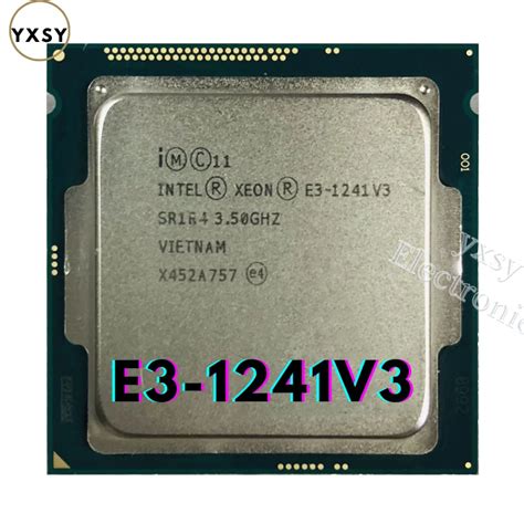 Intel Xeon E3 1241 v3 E3 1241v3 E3 1241 v3 3.5 GHz Quad Core Eight ...