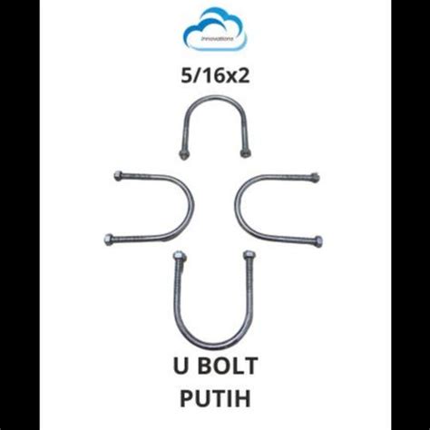 Jual Baut U Bolt Putih U Bolt 516x2 Kab Bogor Awan Baut Tokopedia