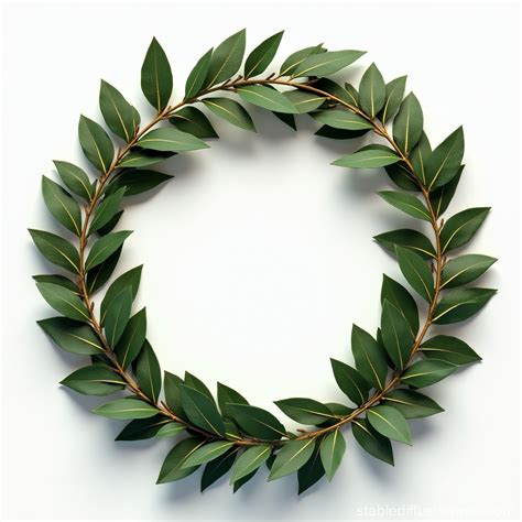 Greek Laurel 3D Wreath With Realistic Leaves Stable Diffusion Online