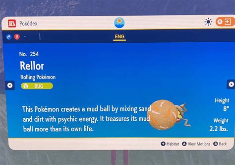 Pokedex Entry For Rellor The Dune Beetle R Pokeleaks